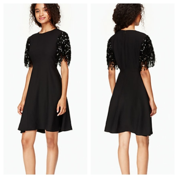 kate spade | Dresses | Kate Spade Sequin Fringe Swing Dress | Poshmark